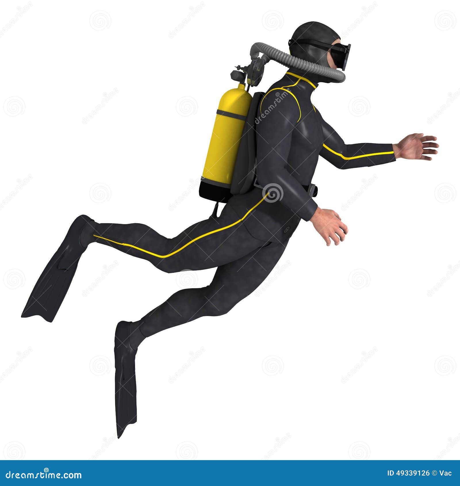 Dykare stock illustrationer. Illustration av sportar - 49339126