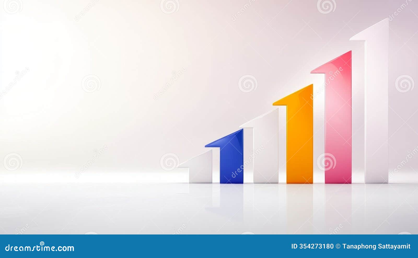 Dynamic Abstract Arrow Growth Chart Abstract Arrow Graphic Representing ...