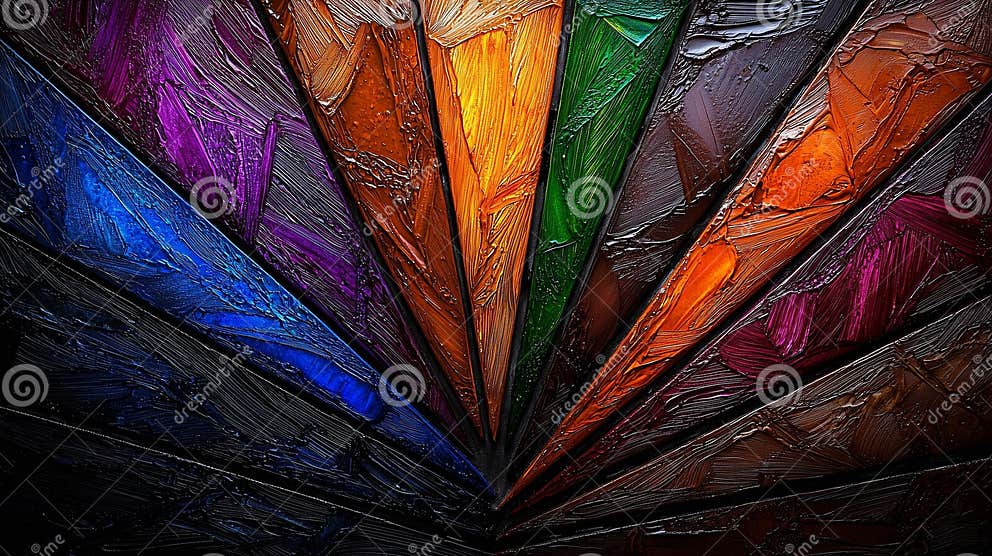 Dynamic Abstract Art with Sharp Geometric Patterns Stock Photo - Image ...