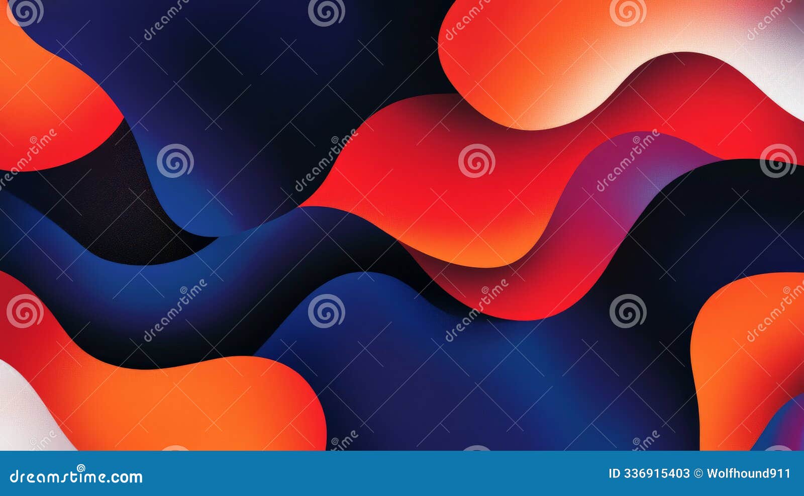 Dynamic Abstract Background with Bold Gradients of Rich Crimson, Navy ...
