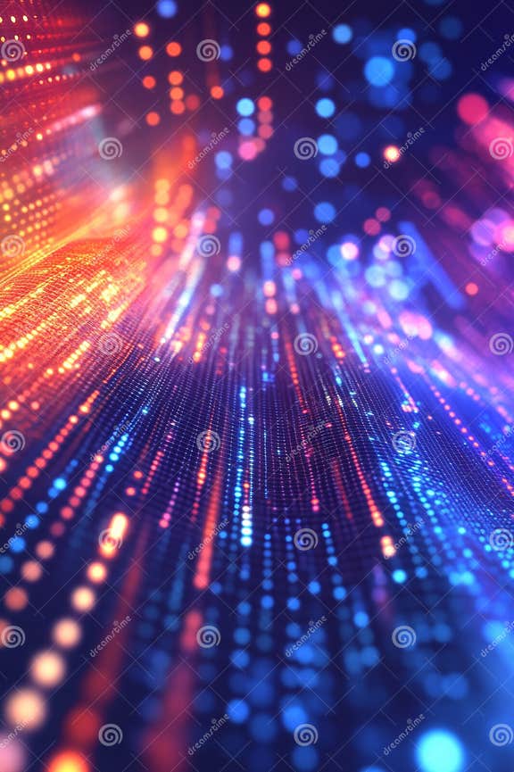 Dynamic Abstract Background with Colorful Overlapping Lights Creating a ...