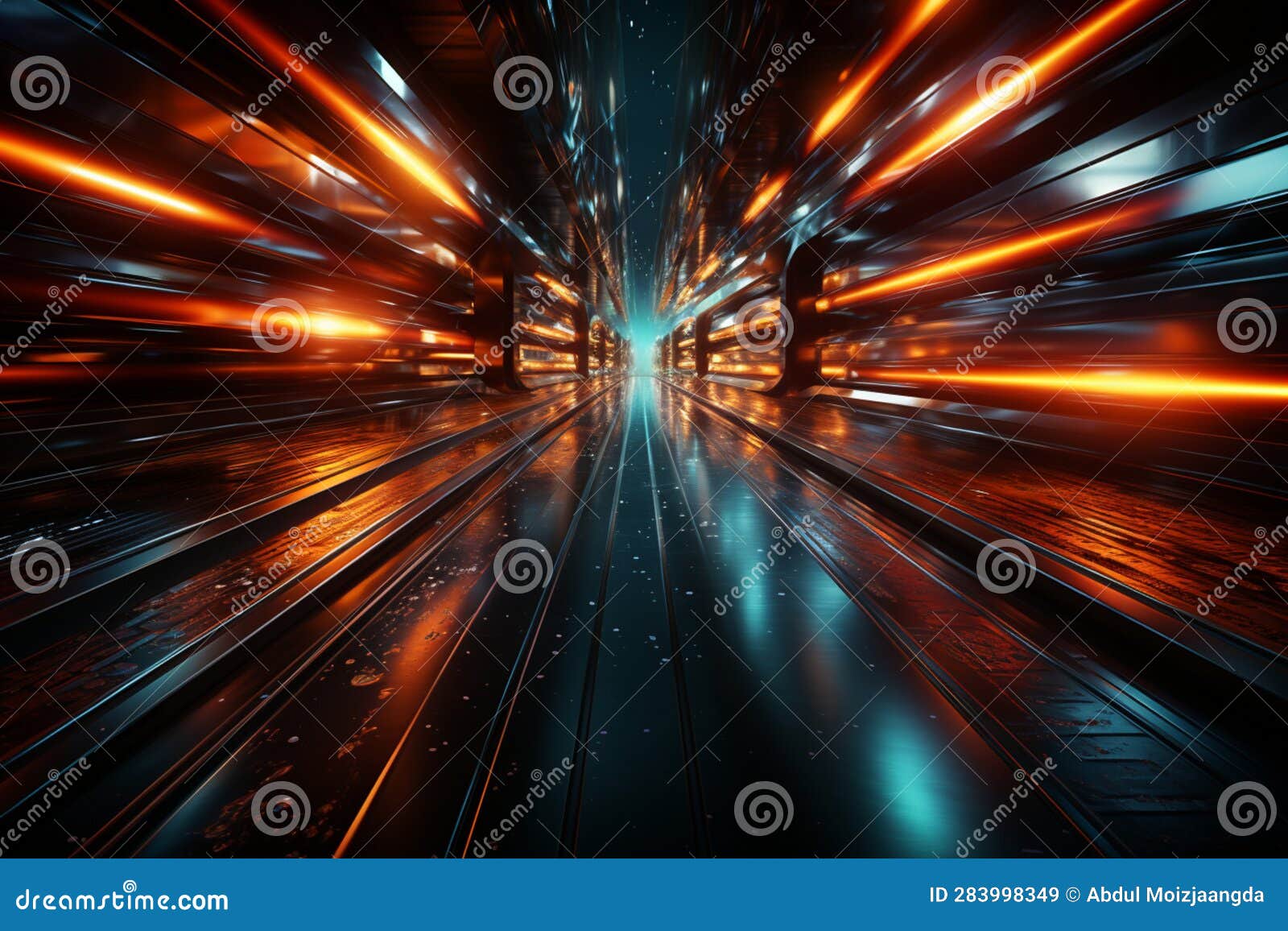 Dynamic Abstract Background Echoing the Warp Speed Adventures of Star ...