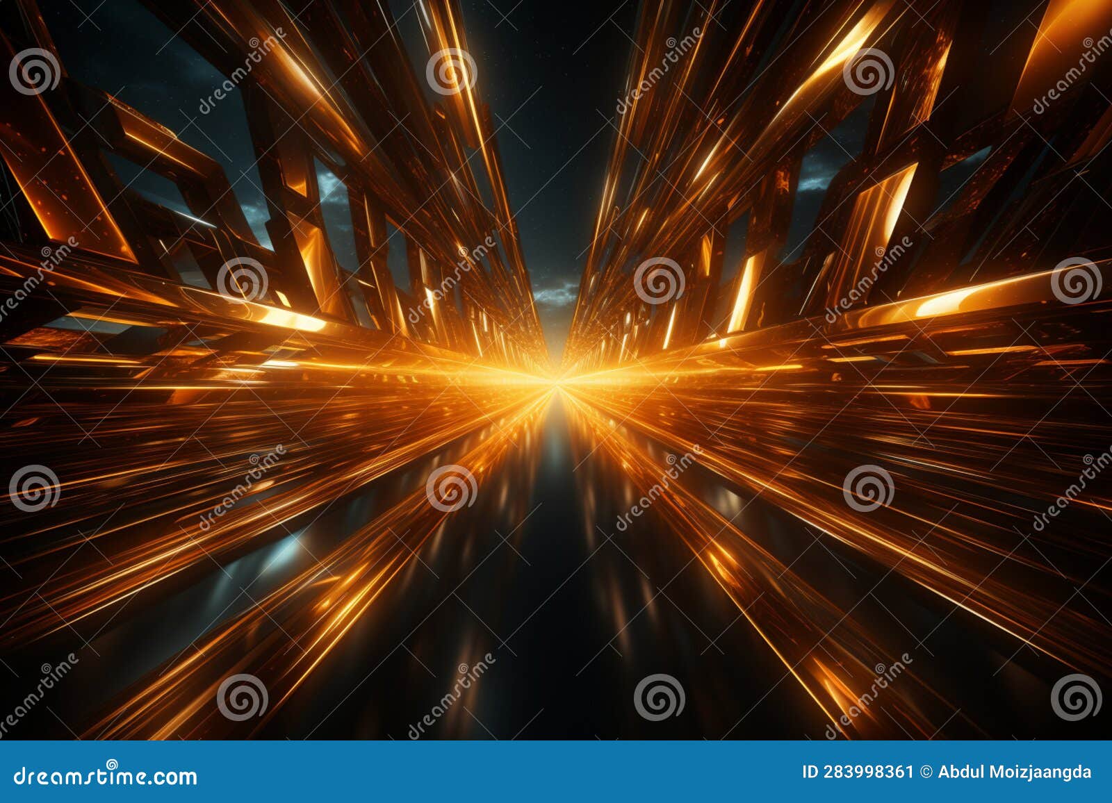 Dynamic Abstract Background Echoing the Warp Speed Adventures of Star ...