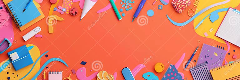 Dynamic Abstract Background with a Gradient of Shiny School Colors and ...