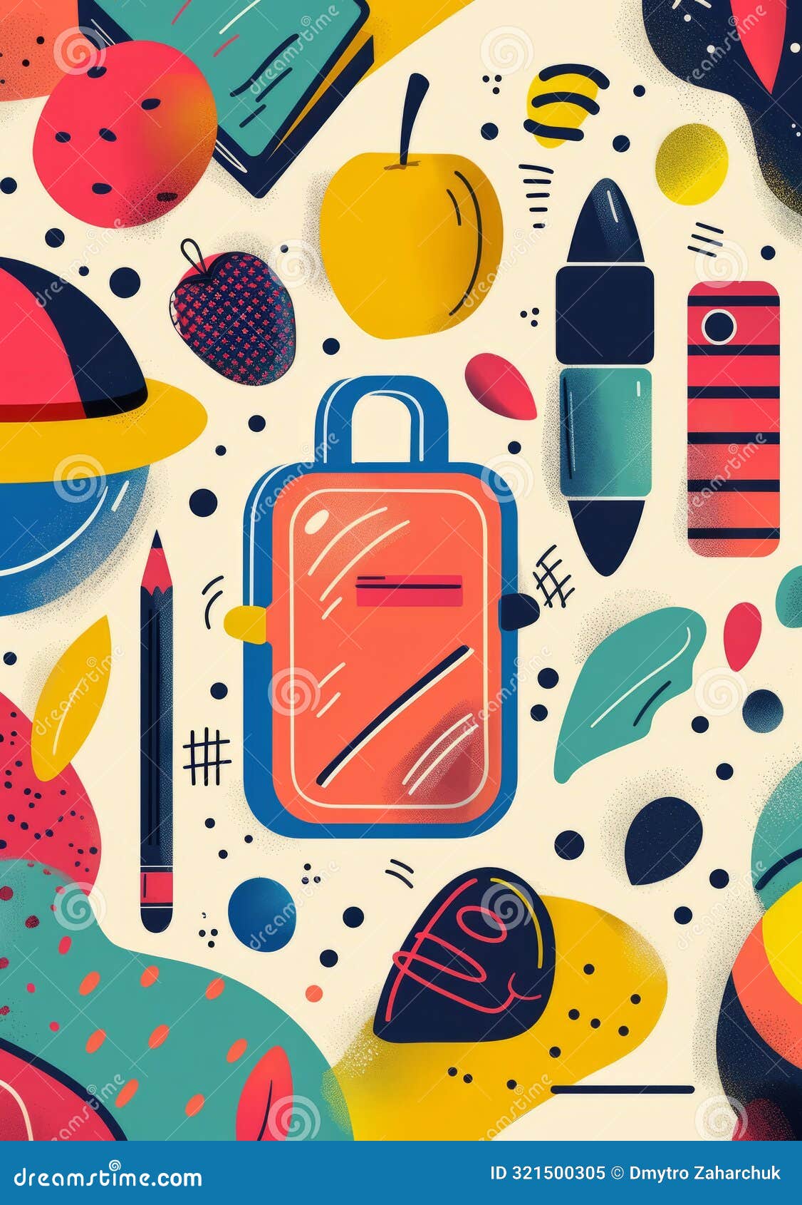 Dynamic Abstract Background with a Gradient of Shiny School Colors and ...