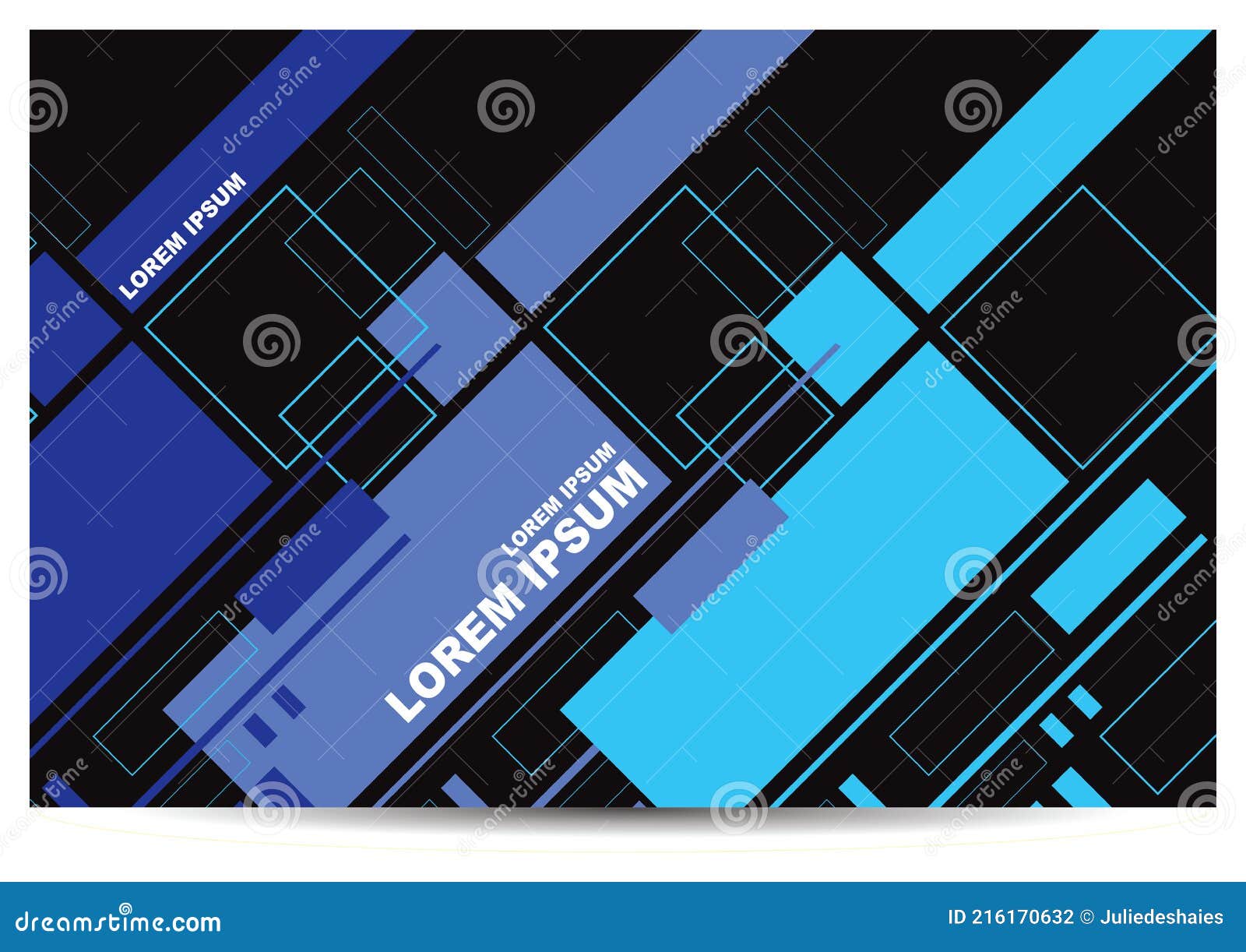 Dynamic Banner Abstract Background Template Design Stock Vector ...