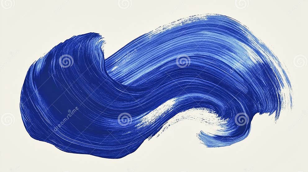 Dynamic Abstract Blue Brushstroke Texture with Expressive Strokes and ...