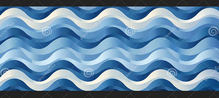 Dynamic Abstract Blue Wave Patterns Vector Background Design with ...