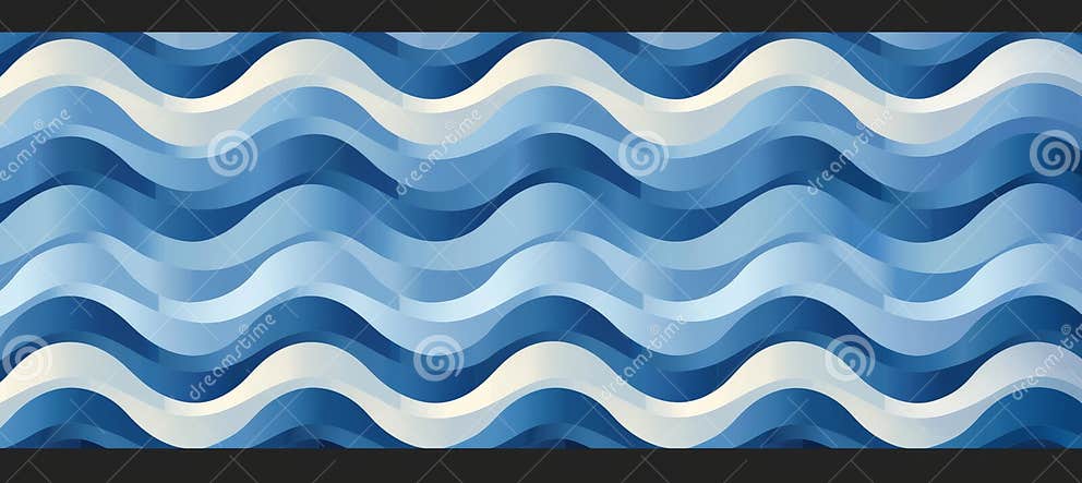 Dynamic Abstract Blue Wave Patterns Vector Background Design with ...