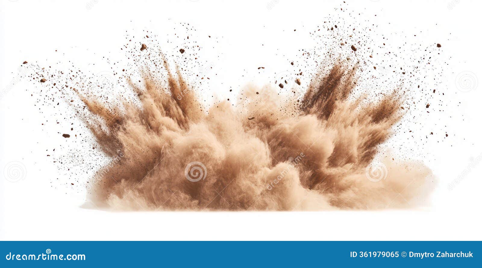 Dynamic Abstract of Dirt Clouds and Flying Particles, Creating a Soft ...