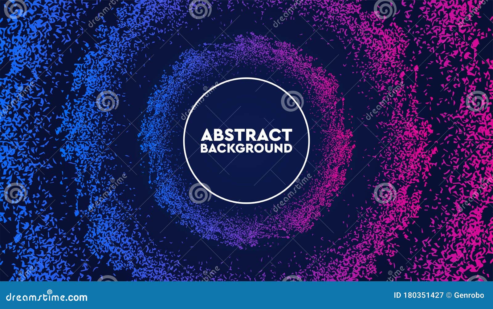 Dynamic Abstract Flow Particles Background Template Stock Illustration ...