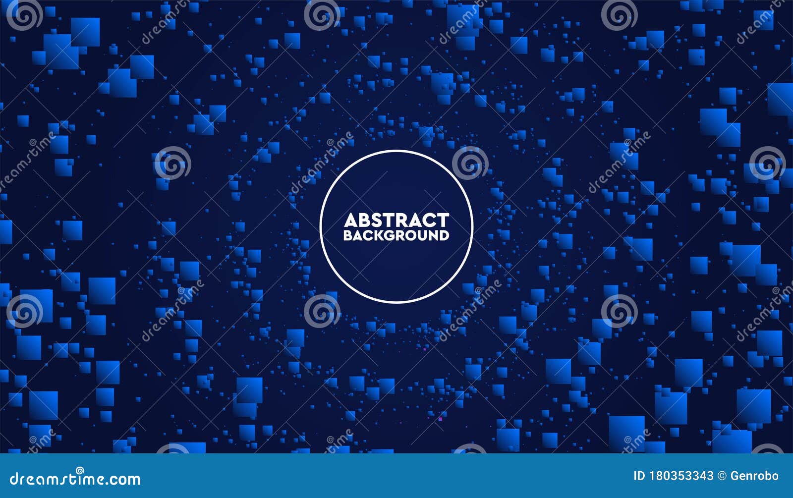 Dynamic Abstract Flow Particles Background Template Stock Illustration ...