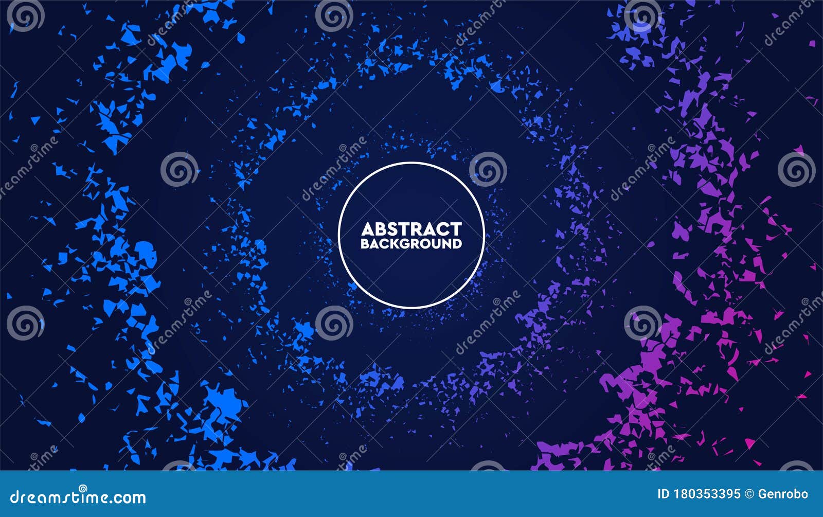 Dynamic Abstract Flow Particles Background Template Stock Illustration ...
