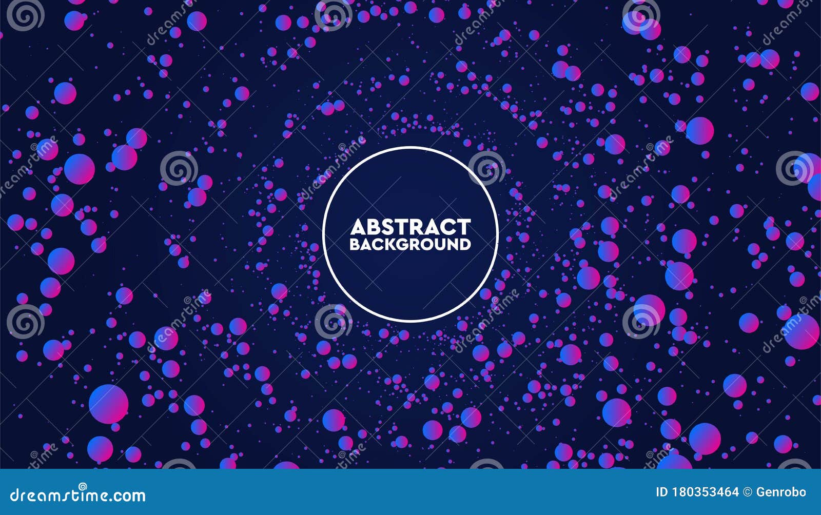 Dynamic Abstract Flow Particles Background Template Stock Vector ...
