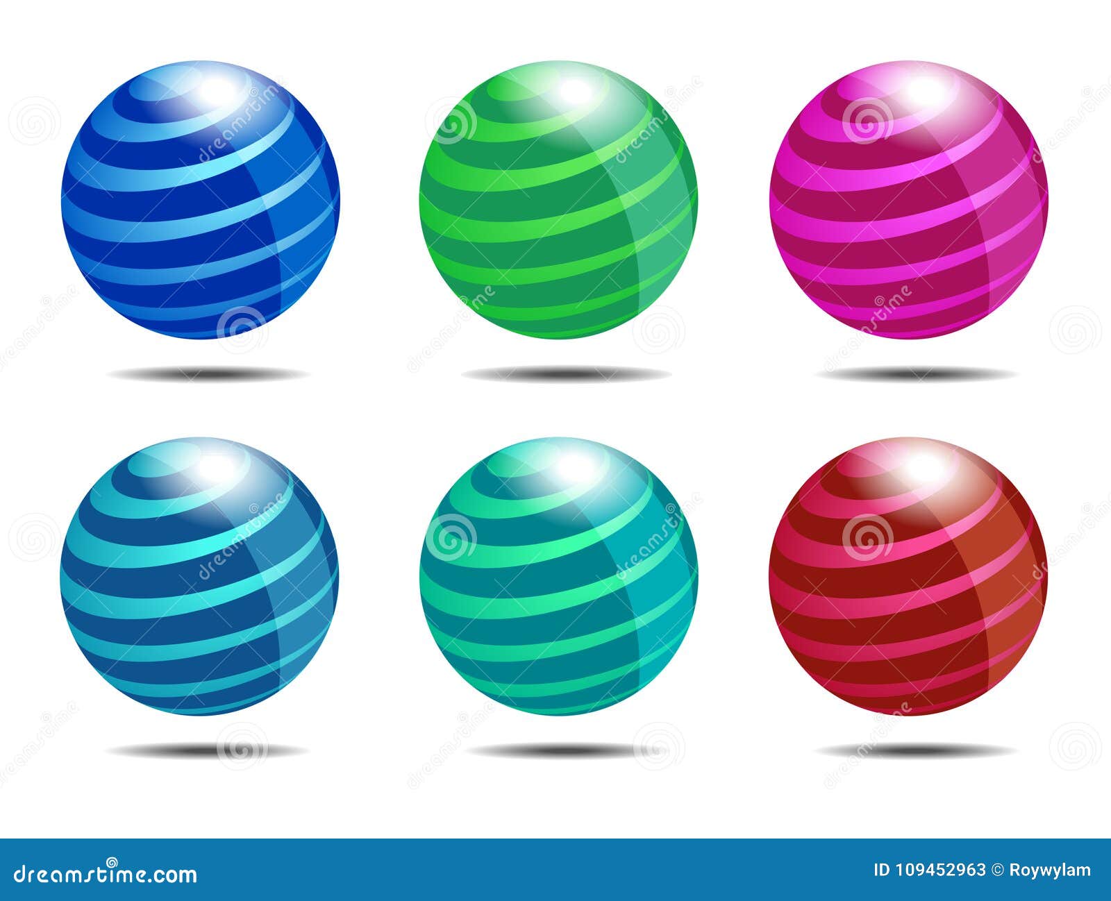 Dynamic Abstract Globe Icons Stock Vector - Illustration of computer ...