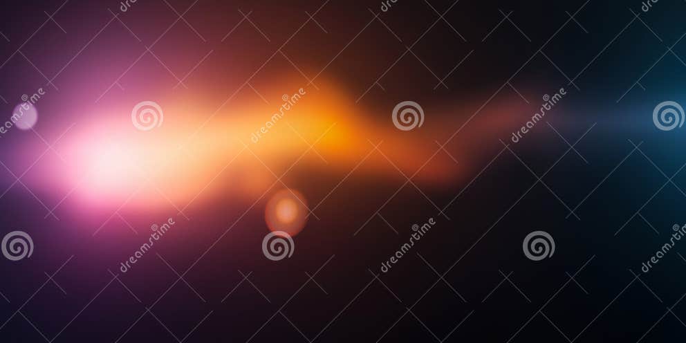 Dynamic Abstract Light Patterns Emerge from a Dark Background, Creating an Atmospheric Visual ...