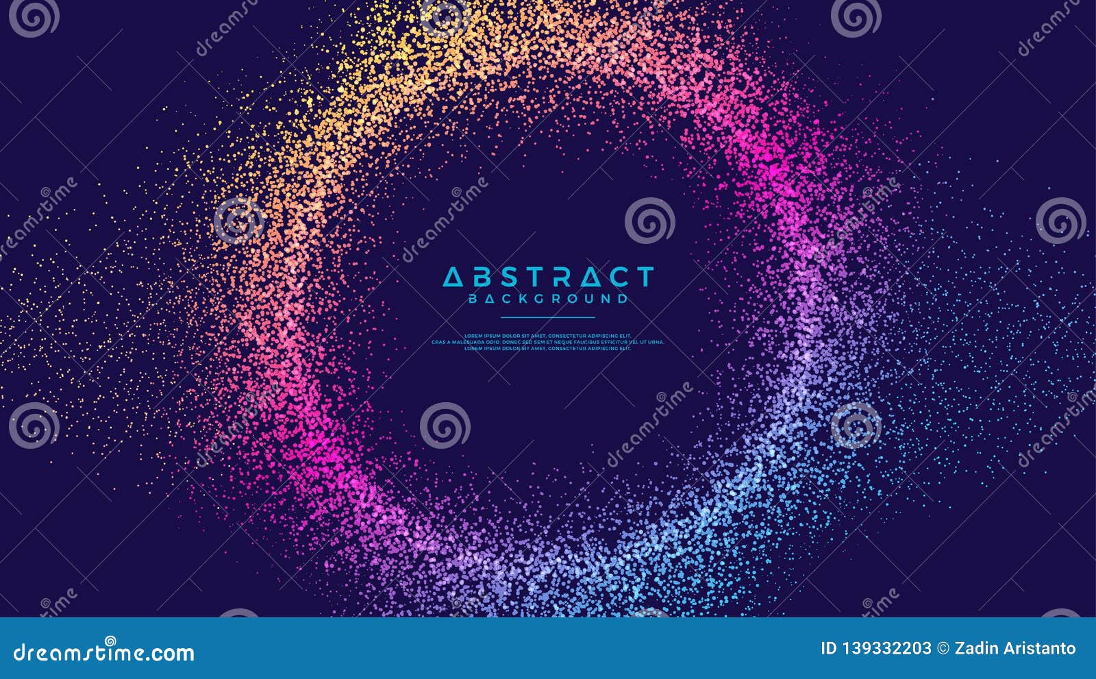 Dynamic Abstract Liquid Flow Particles Background. Abstract Particles ...