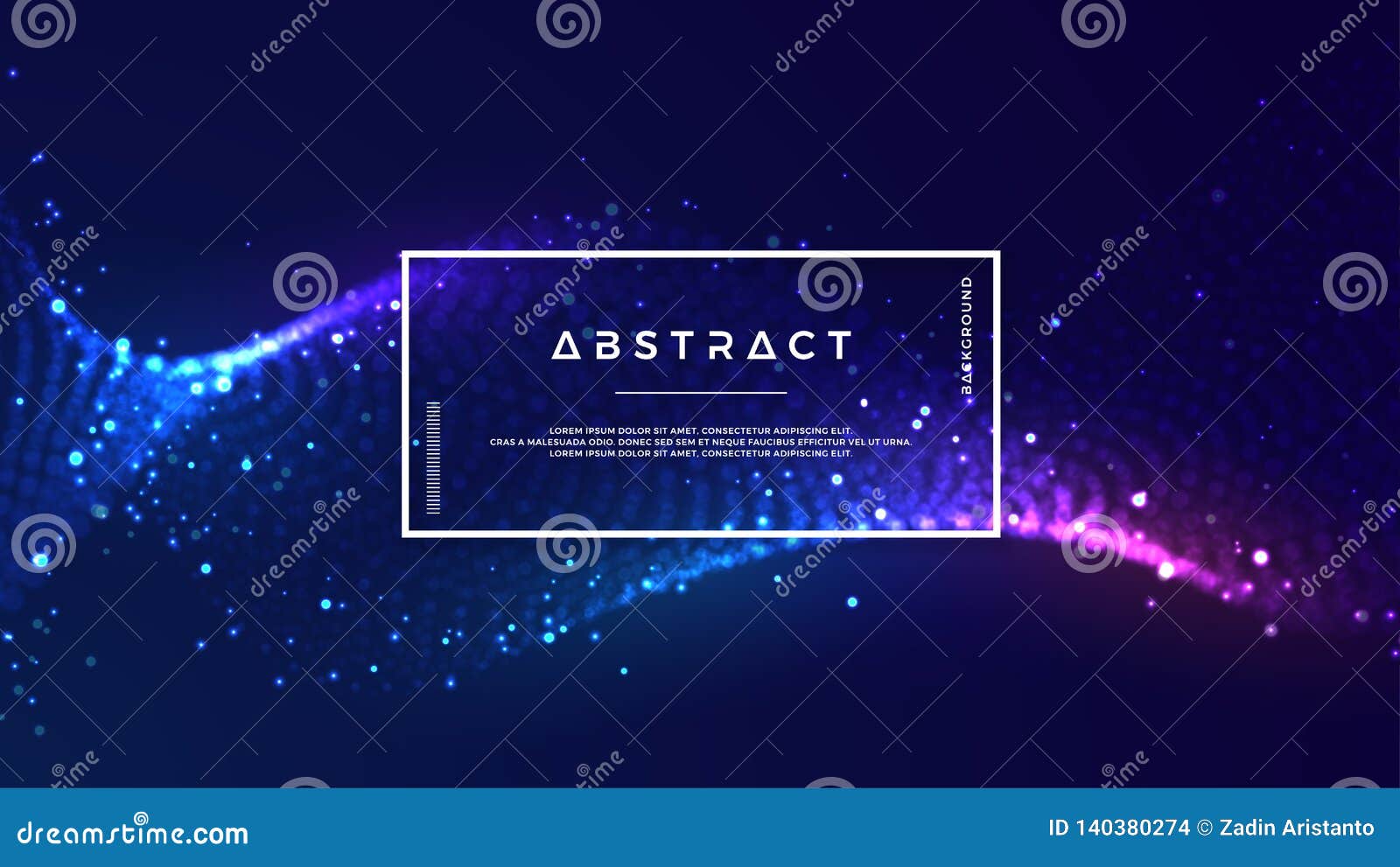 Dynamic Abstract Liquid Flow Particles Background. Shining Abstract Particle Flow Background ...