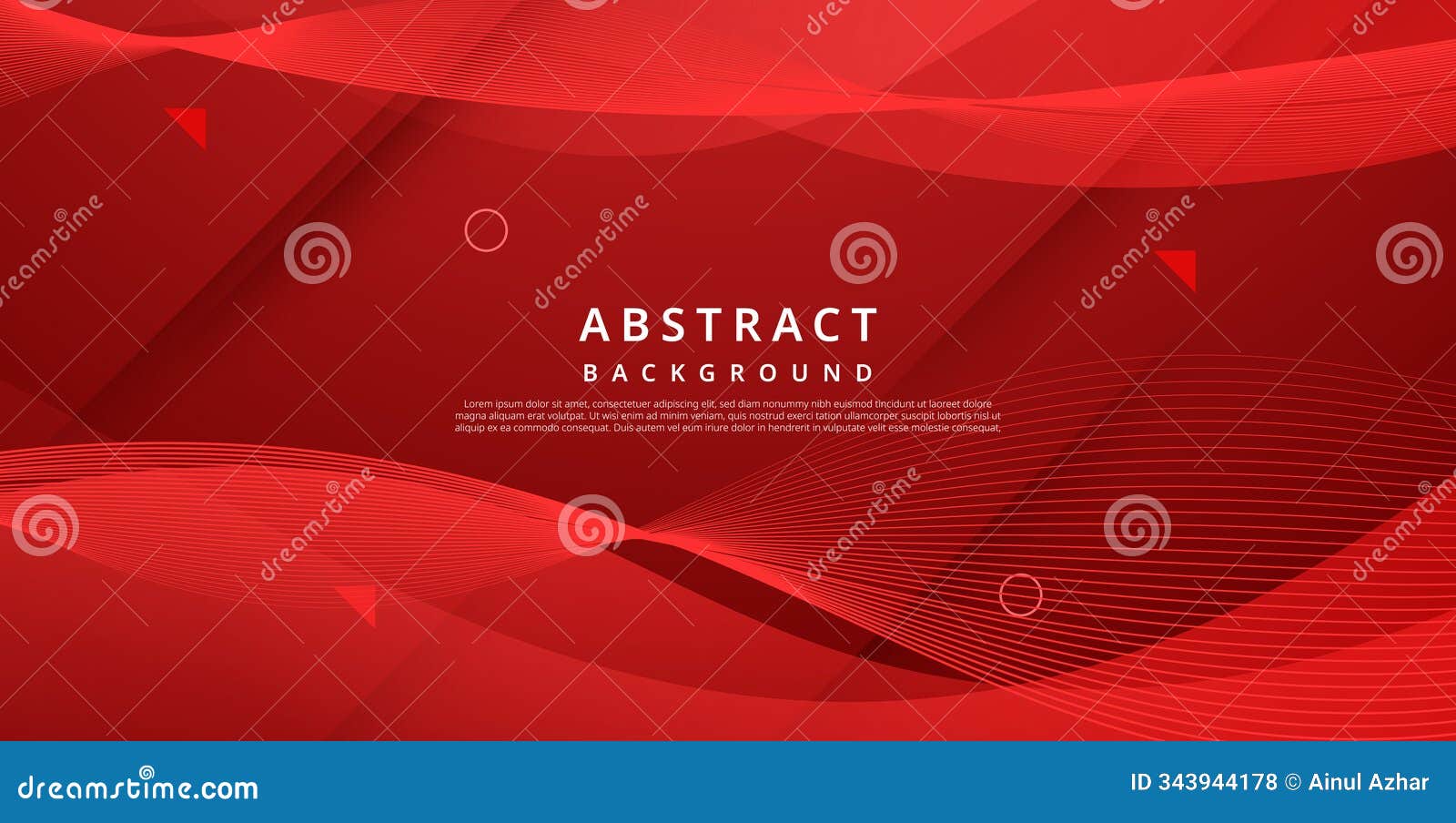 Dynamic Abstract Red Liquid Color Gradient Wavy Geometric Fluid Shape ...