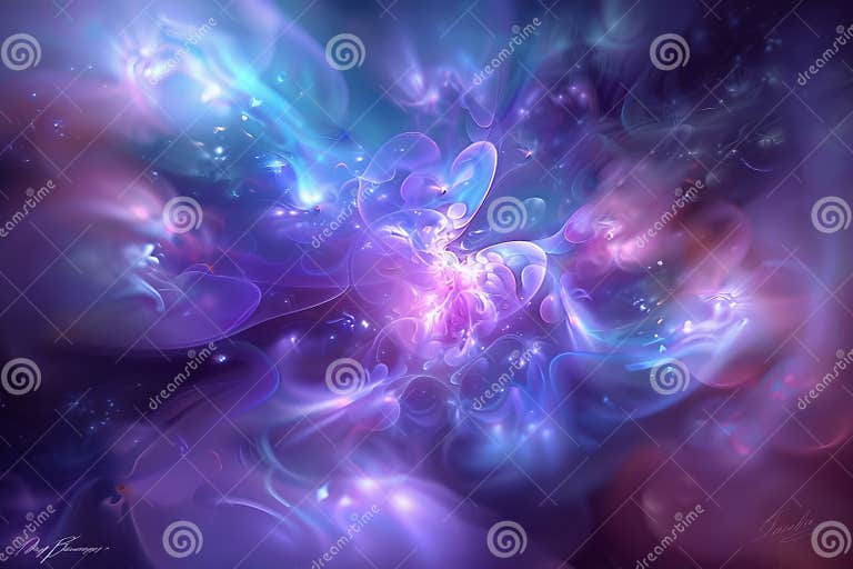 Dynamic Abstract Technology Background with Bright Colors and ...