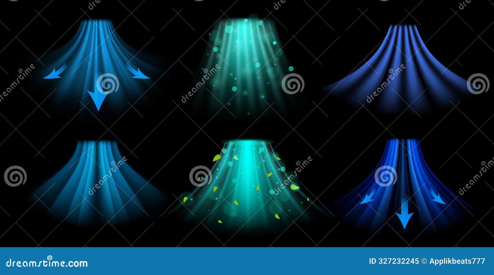 Dynamic Airflow Overlay. Fresh Air Circulation for Air Purification ...