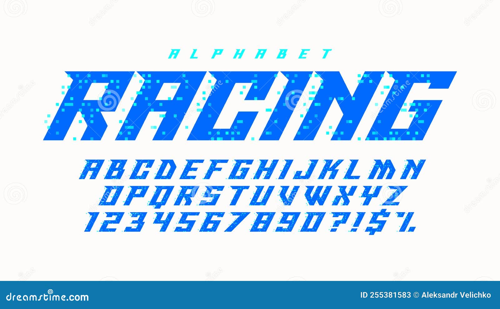 Dynamic Alphabet Design, Speed Moving, Original Characters Set. Stock ... Dynamic Alphabet Design, Speed Moving, Original Characters Set. Stock ...