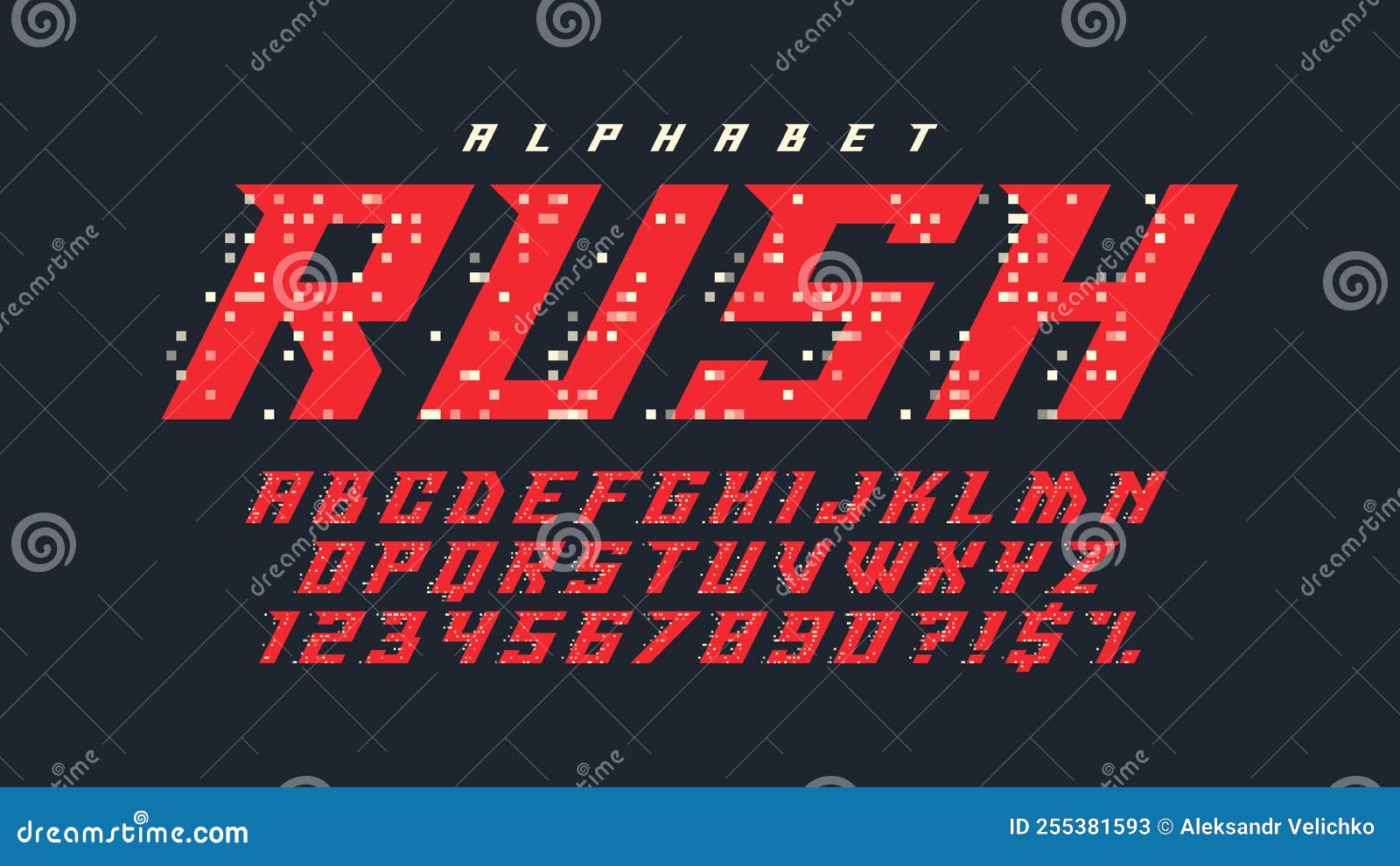 Dynamic Alphabet Design, Speed Moving, Original Characters Set. Stock ... Dynamic Alphabet Design, Speed Moving, Original Characters Set. Stock ...