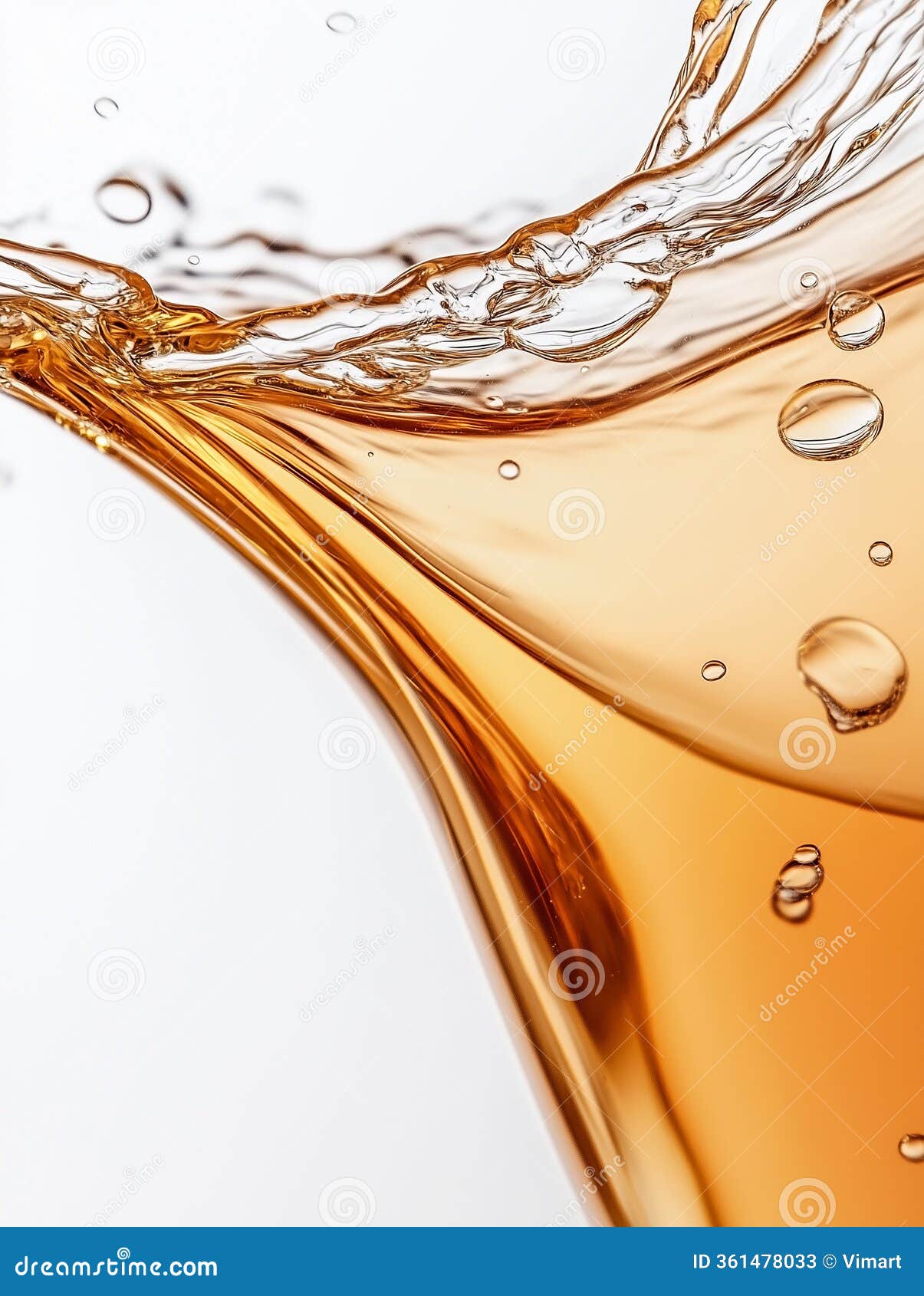 Dynamic Amber Liquid Pouring. Perfect for Beverage and Abstract Themes ...