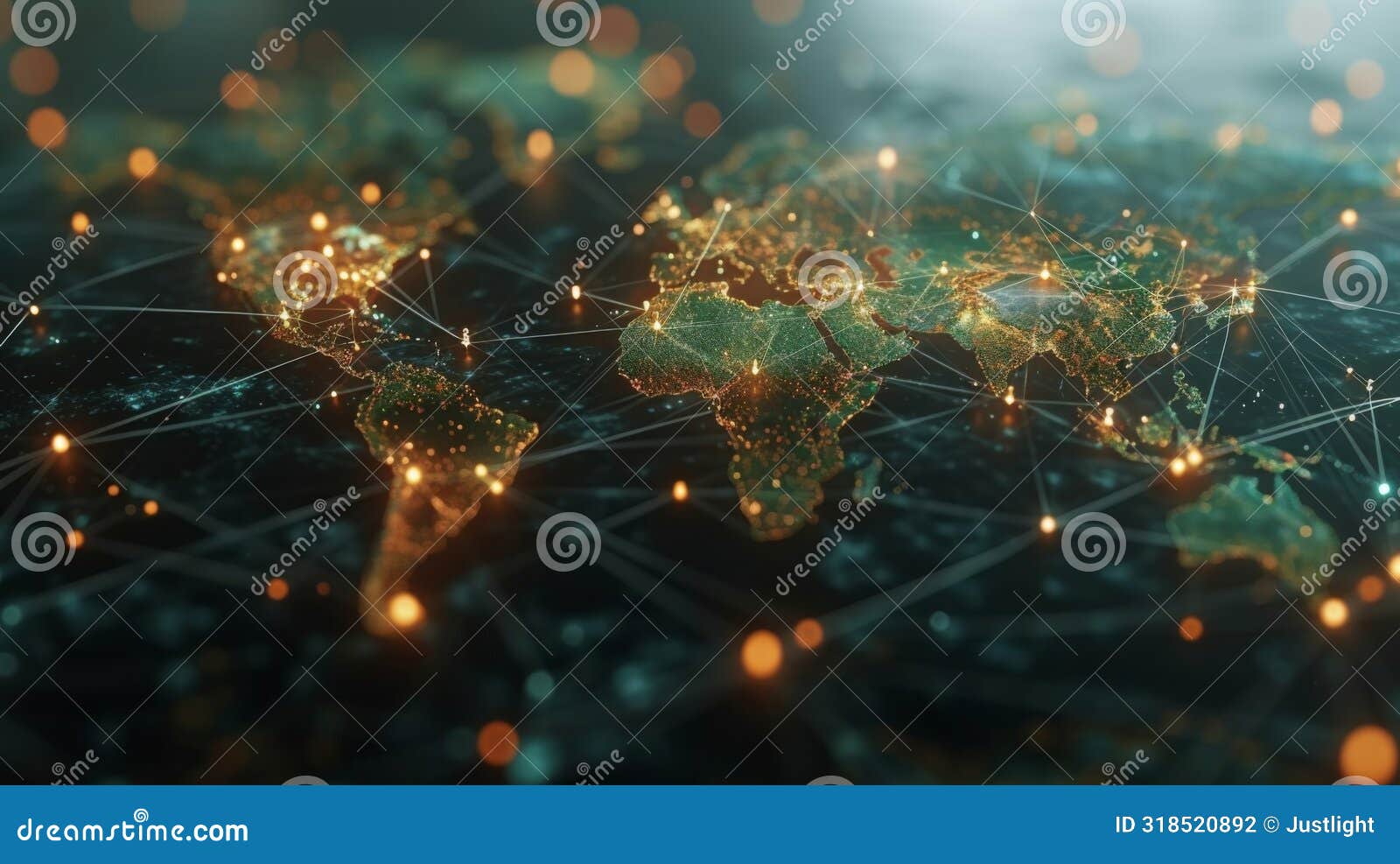 A Dynamic, Animated Hexagonal 3D Background Where Light Waves Ripple ...