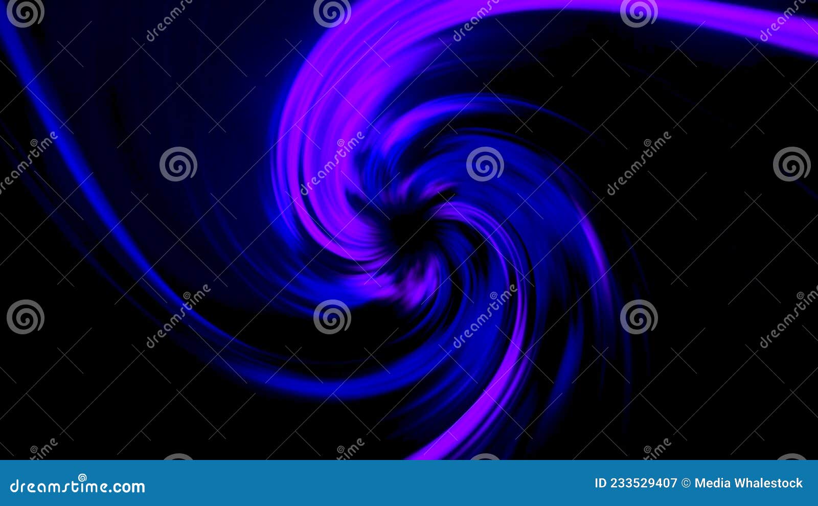 Dynamic Animated Colorful Vortex, Seamless Loop. Motion. Top View of ...