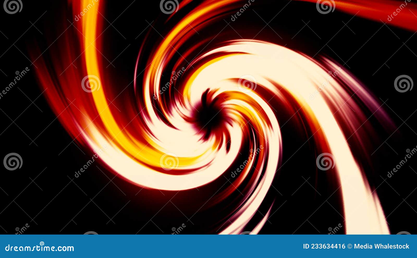 Dynamic Animated Colorful Vortex, Seamless Loop. Motion. Top View of ...