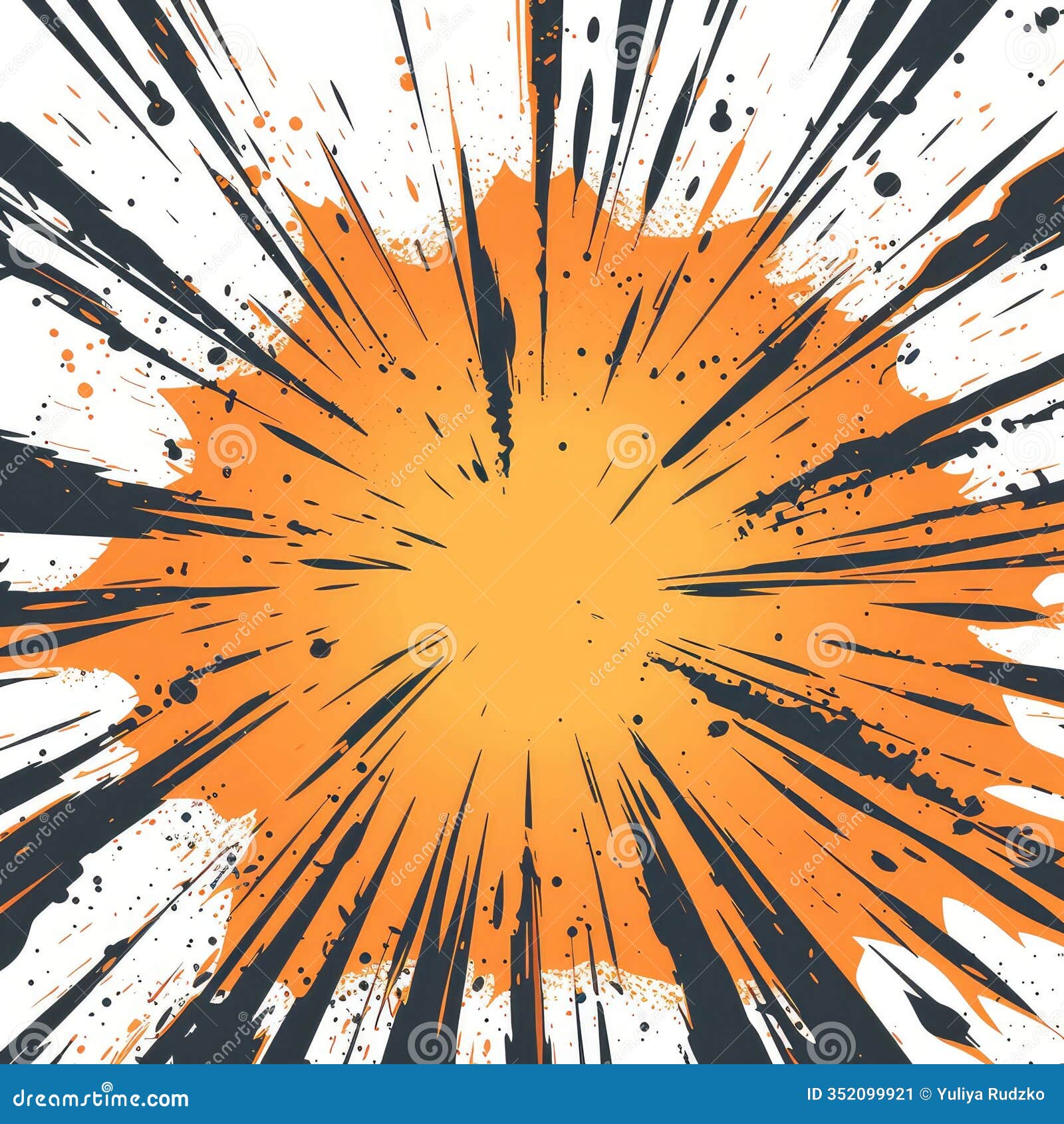 Dynamic Anime Explosion: Manga Graphics Stock Image - Image of design ...