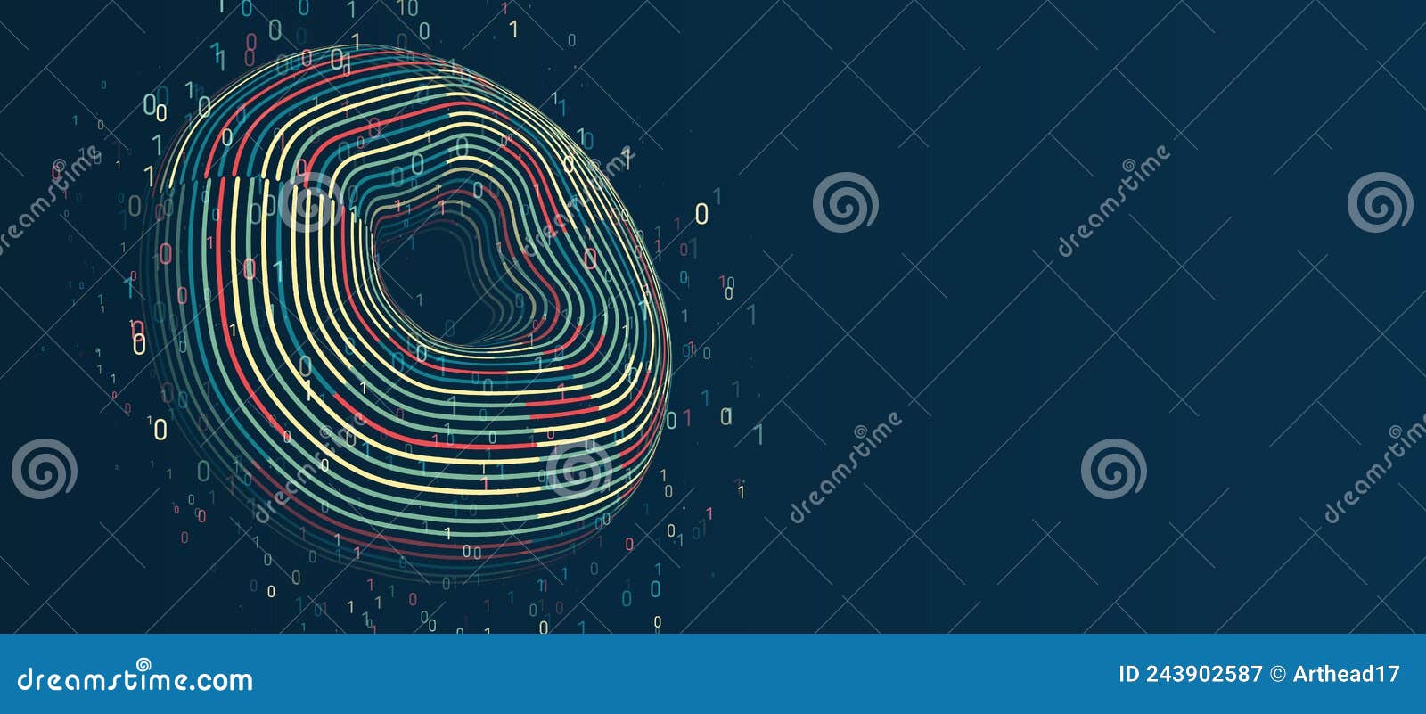 A Dynamic Array Of Information Consisting Of Lines In The Form Of A Ring Big Data Stream