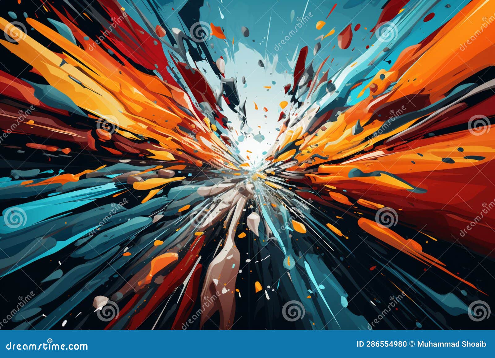 Dynamic Arrow Motion Flat Comic Style Abstract Speed Movement in Vector ...