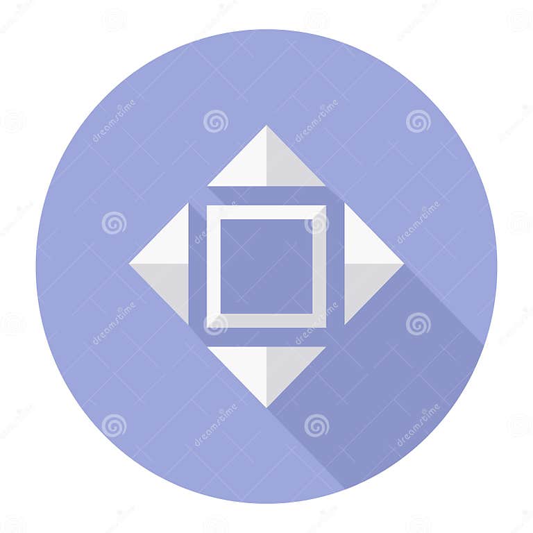 Dynamic Arrow Navigation Icon for Interactive Interfaces Stock ...