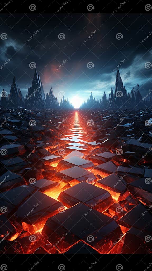 Dynamic Arrow Pathways Hi Tech Background with Abstract Direction and ...