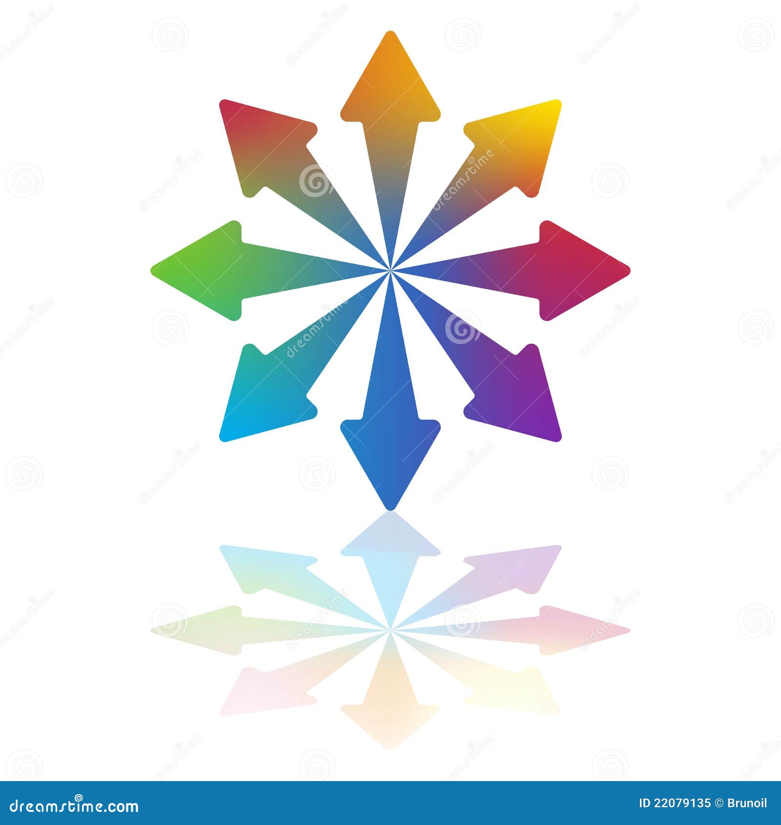 Dynamic Arrows stock illustration. Illustration of shape - 22079135