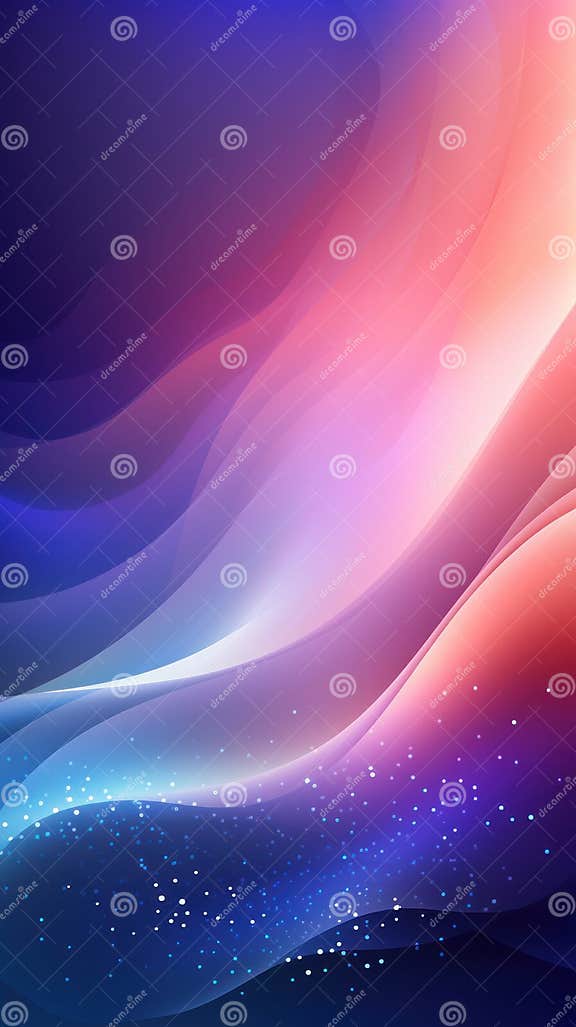 Dynamic Backdrop Banner, Adorned with Wavy Abstract Shapes and a ...