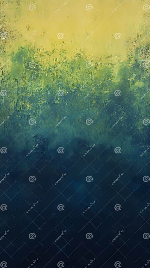 Dynamic Background with Rich Indigo and Chartreuse Featuring Organic ...