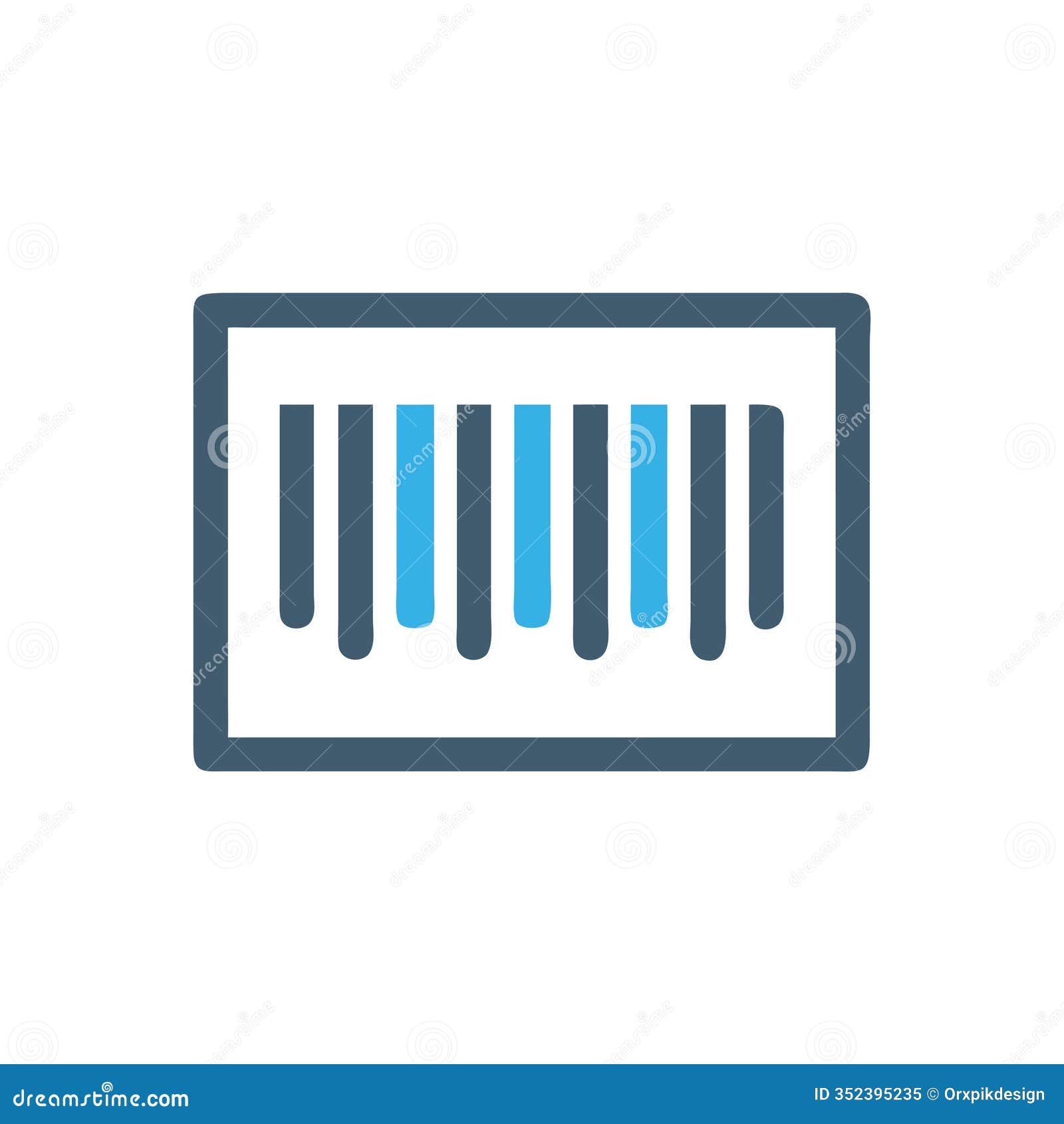 Dynamic Barcode Graphic Illustration Stock Illustration - Illustration ...