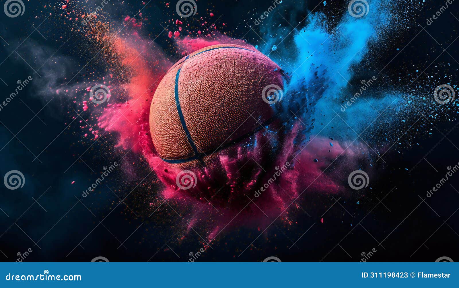 Dynamic Basketball Players In Action. Athletes Characters Shooting ...