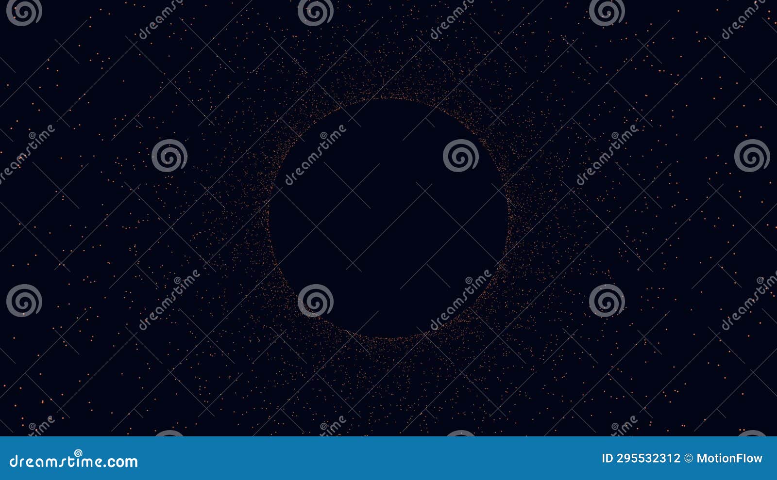 Dynamic Black Circle with Scattered Red Dots Stock Footage - Video of ...