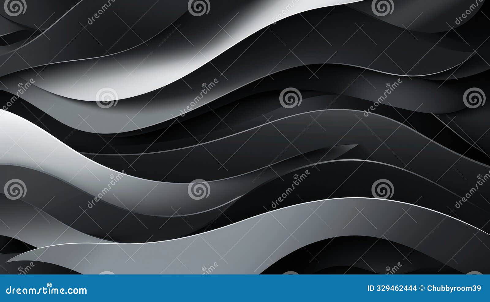 Dynamic Black and Grey Waves with Negative Space for Depth and Intrigue ...