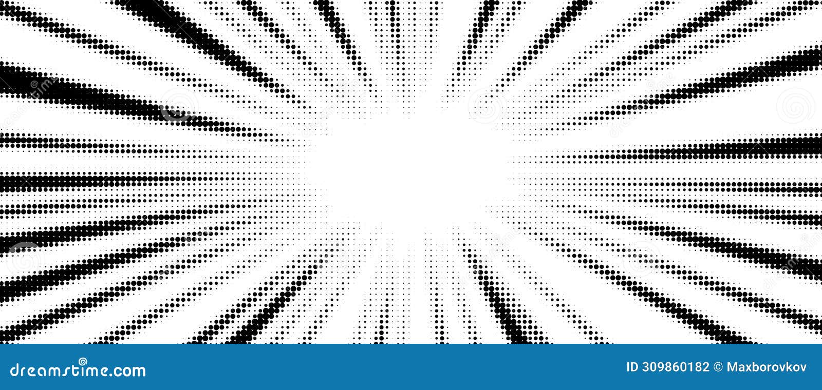 Monochrome Radial Dot Explosion Stock Illustration - Illustration of ...