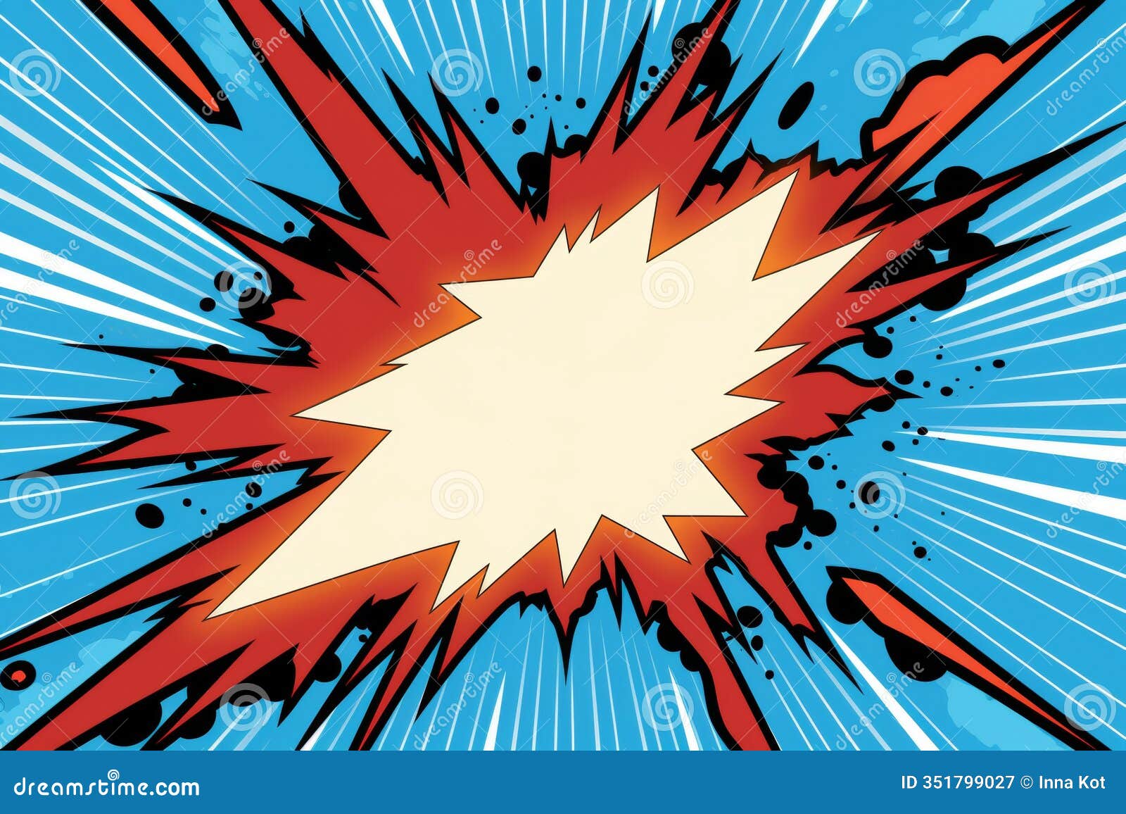 Dynamic Blue Diagonal Lines in Pop Art Style for Comic, Manga, or Anime ...