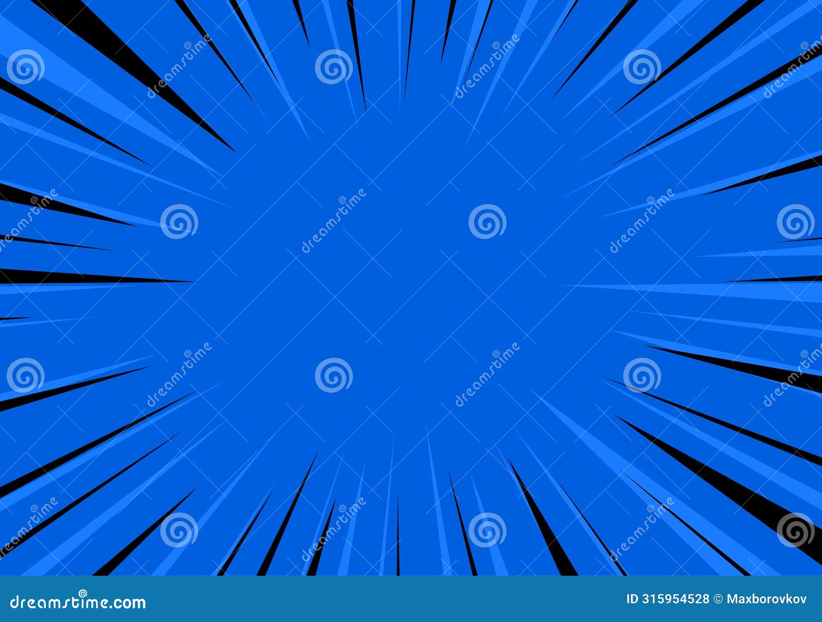 Blue Speed Lines Design stock vector. Illustration of boom - 315954528