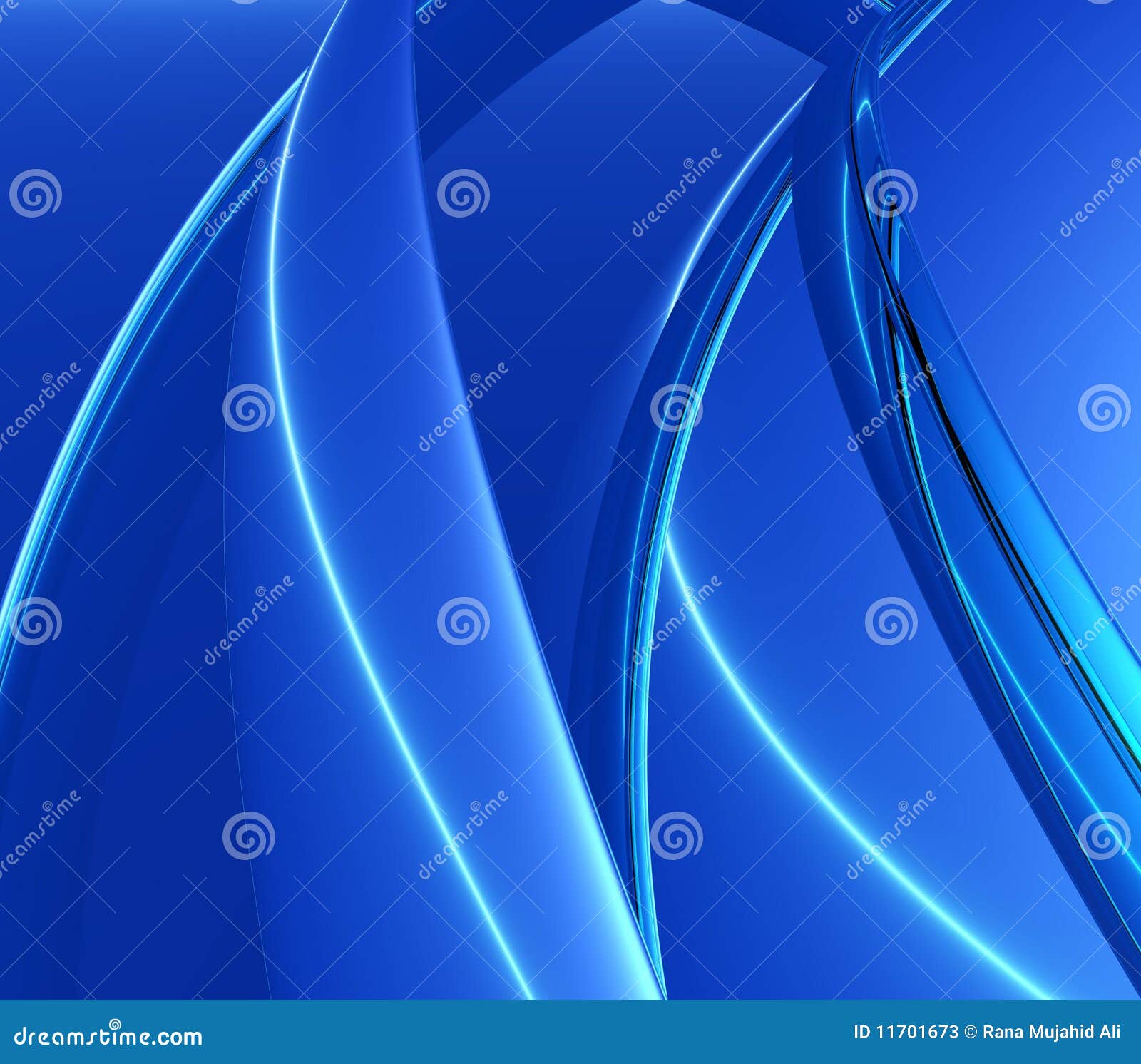 Dynamic Blue Wave Background Stock Illustration - Illustration of ...