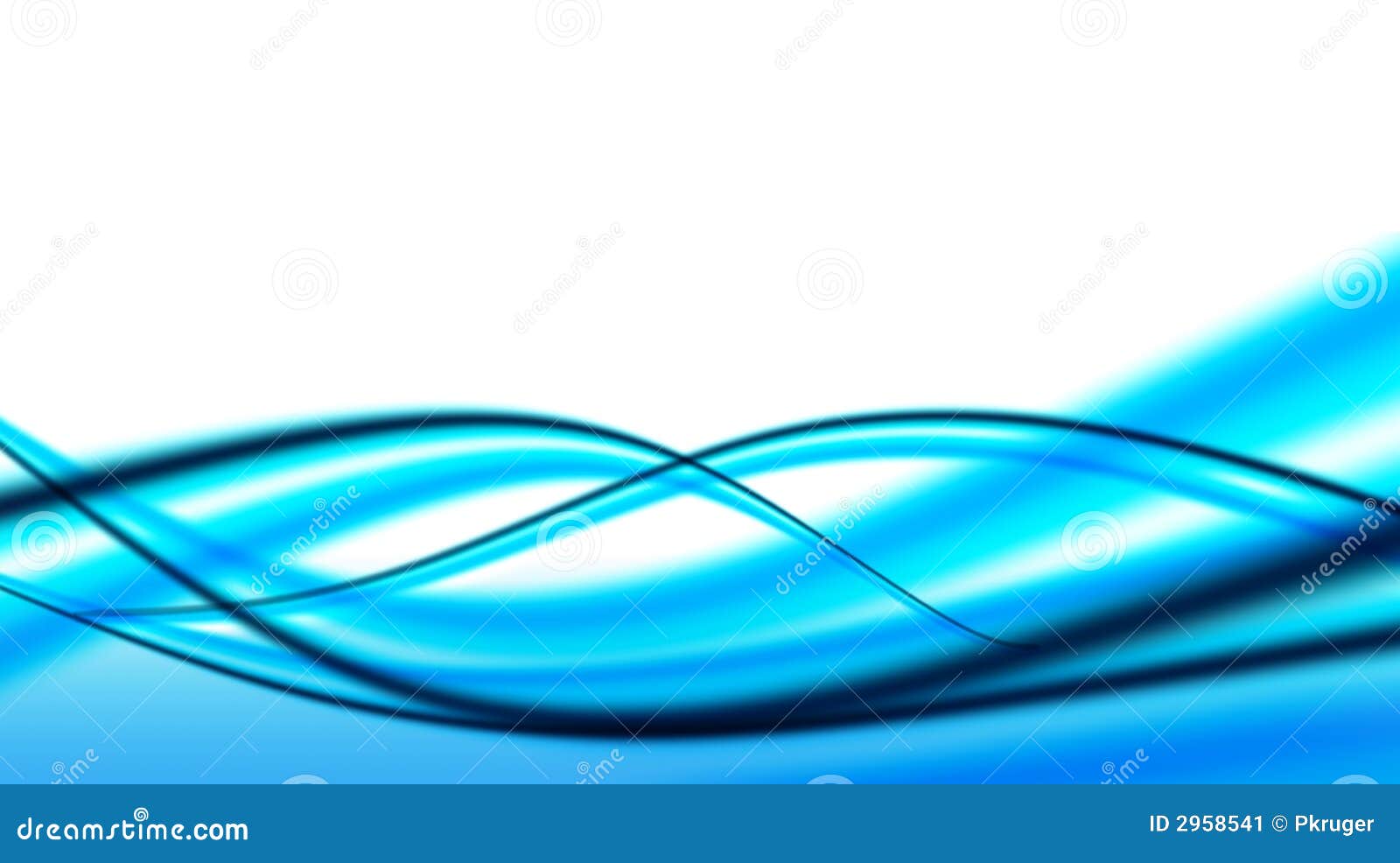 Dynamic blue waves stock illustration. Illustration of active - 2958541