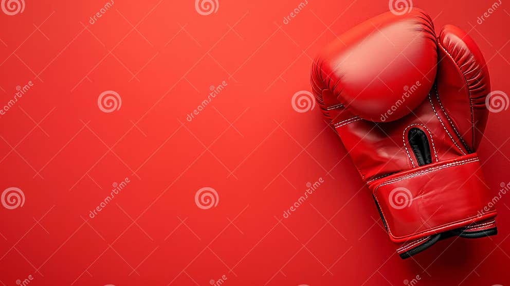 Dynamic Boxing Gloves Poster Design Featuring Striking Visuals and ...