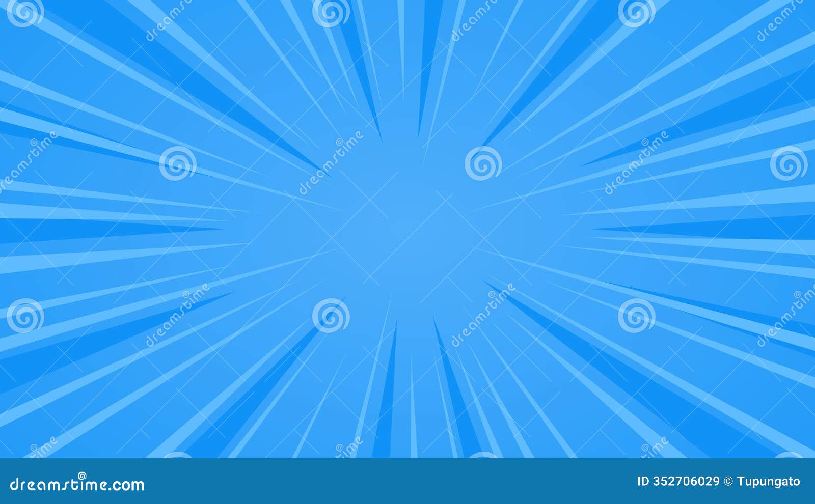 Dynamic Burst Blue Background Stock Vector - Illustration of concentric ...